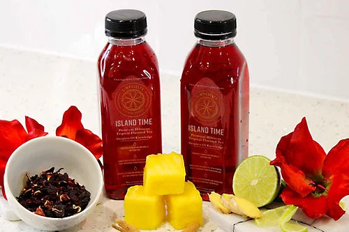 Island Time - Premium Hibiscus Tea w/ Pineapple, Lime & Ginger ...